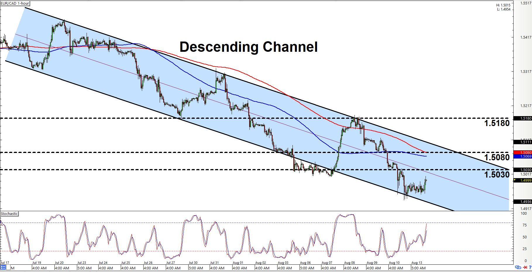 Intraday Charts Update Channels On EUR GBP EUR CAD BabyPips Intraday Charts Update Channels On EUR GBP EUR CAD BabyPips