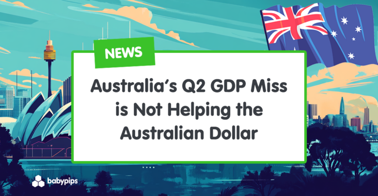 Australia’s Q2 GDP Miss Is Not Helping The Australian Dollar - Babypips.com