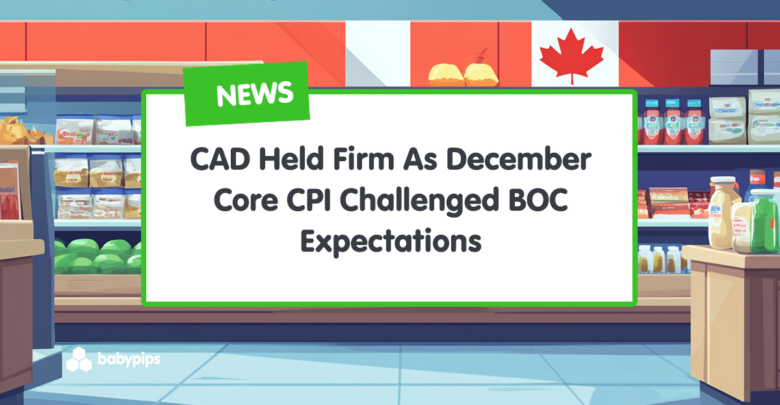CAD Held Firm As December Core CPI Challenged BOC Expectations ...